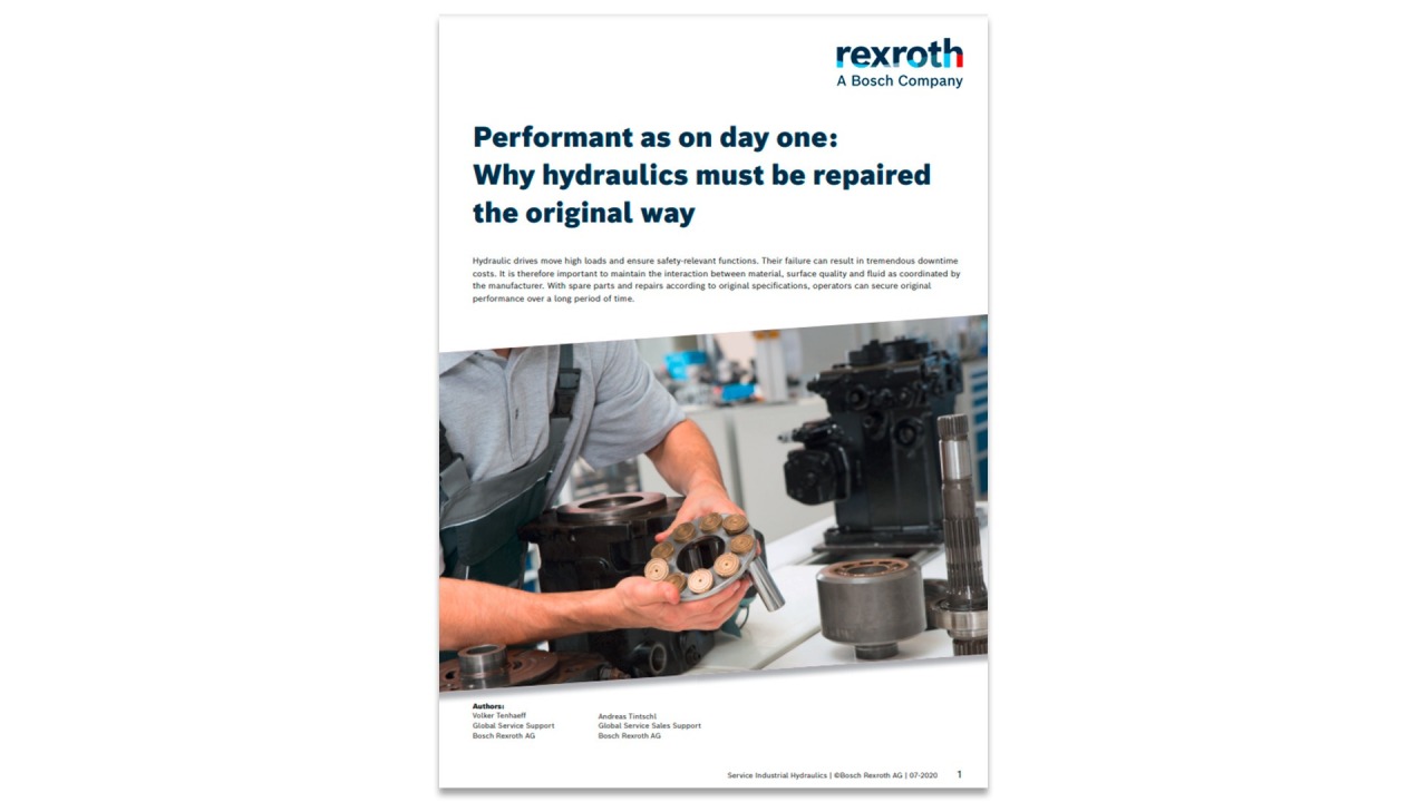 Connected Hydraulics | Bosch Rexroth 中国